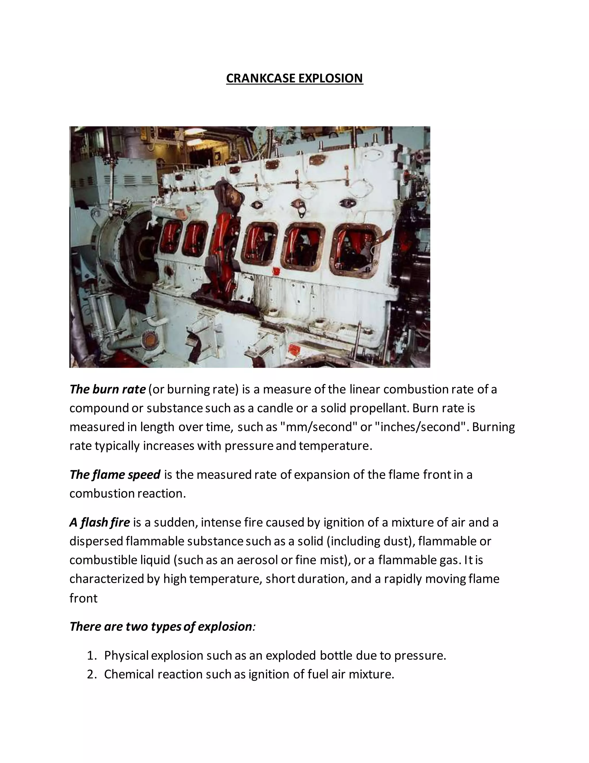 Crankcase explosion mechanism | DOCX