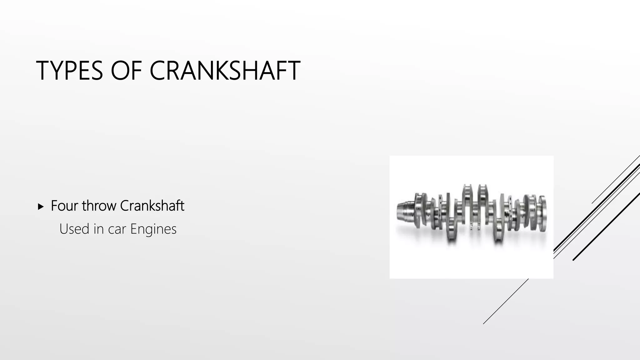 Crankshaft Manufacturing Process sequence | PPSX