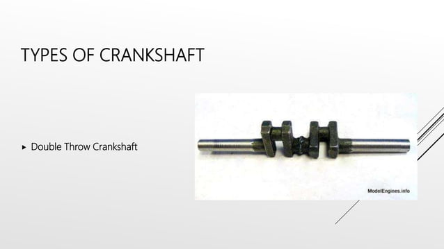 Crankshaft Manufacturing Process sequence | PPSX | Physics | Science