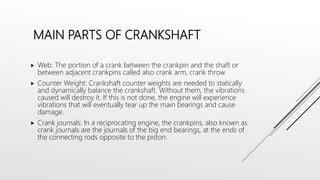 Crankshaft Manufacturing Process sequence | PPSX