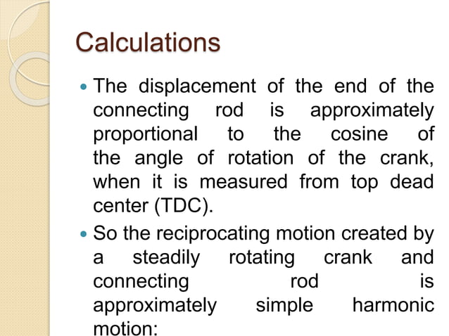 Crank Sliding Link Cylinder Mechanism | PPT