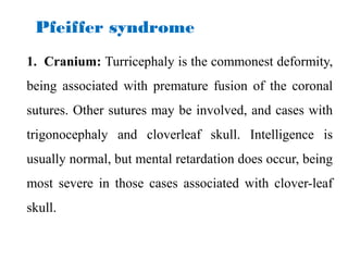 Cranoficial anomalies and craniosynostosis | PPT