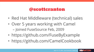 Cooking with Apache Camel: Tips and Tricks - DevNation 2014 | PPT