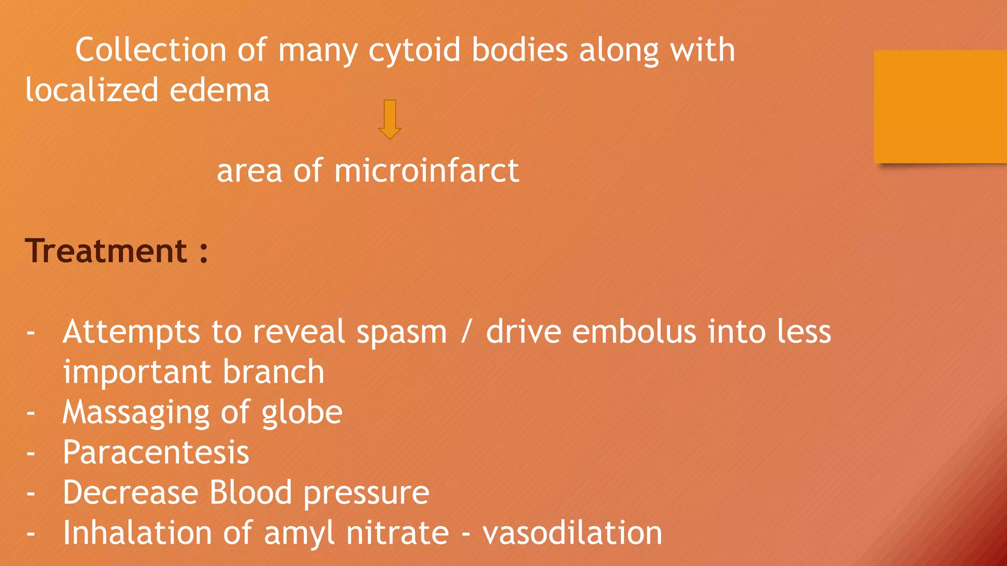 CRAO and BRAO | PPTX
