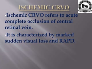 CRAO AND CRVO | PPTX