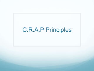 Crap presentation | PPT