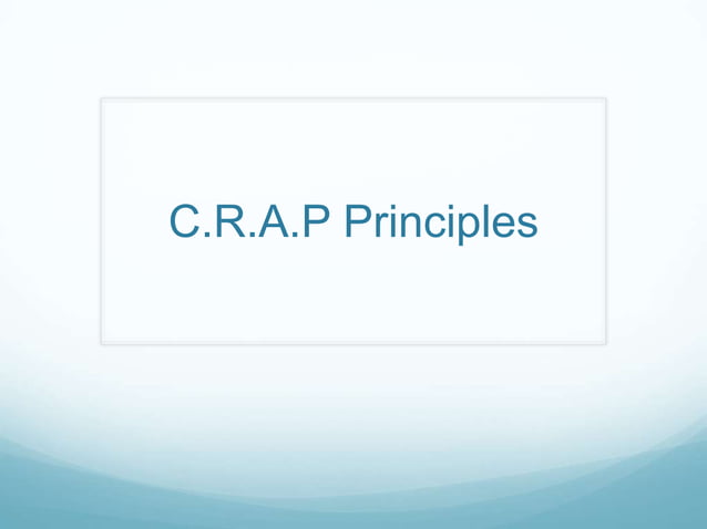 Crap presentation | PPTX
