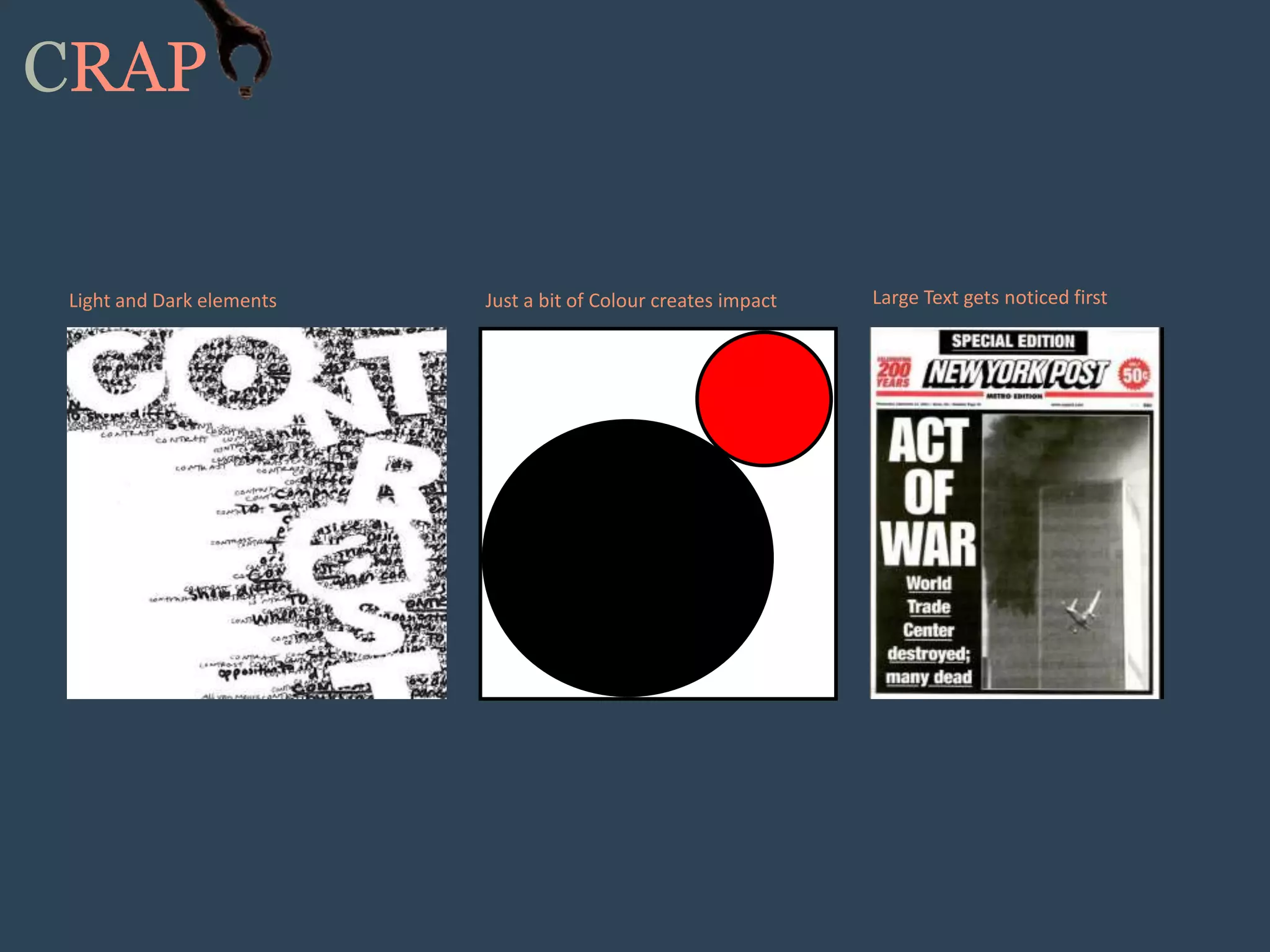 Introducing the CRAP Design Principles | PPTX