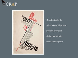 Introducing the CRAP Design Principles | PPTX
