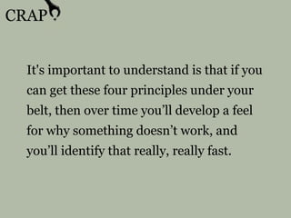 Introducing the CRAP Design Principles | PPTX