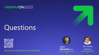 VeeamON 2023 Architecting Veeam Backup for Microsoft 365 at Scale | PPT