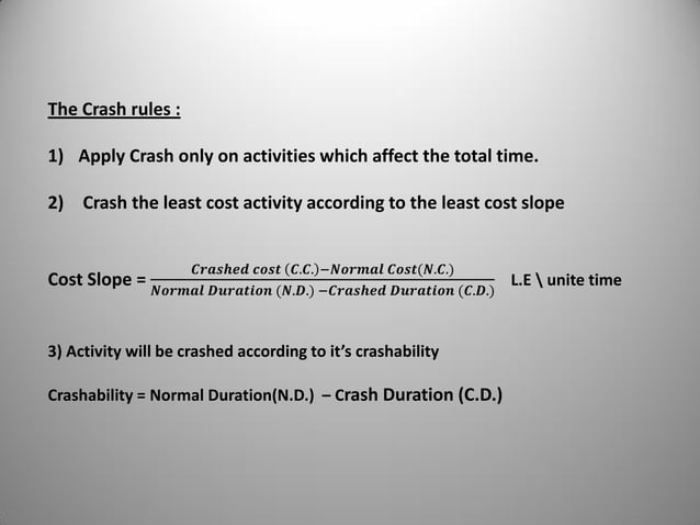 Crash management | PPT
