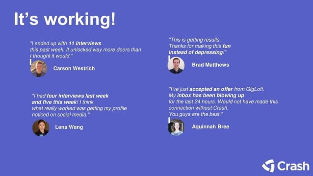 Crash Pitch Deck | PPT