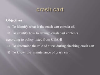 Crash cart | PPTX