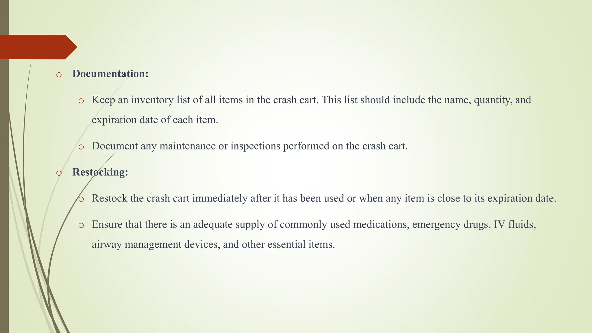 Use of Emergency Crash cart for sever condition.pptx