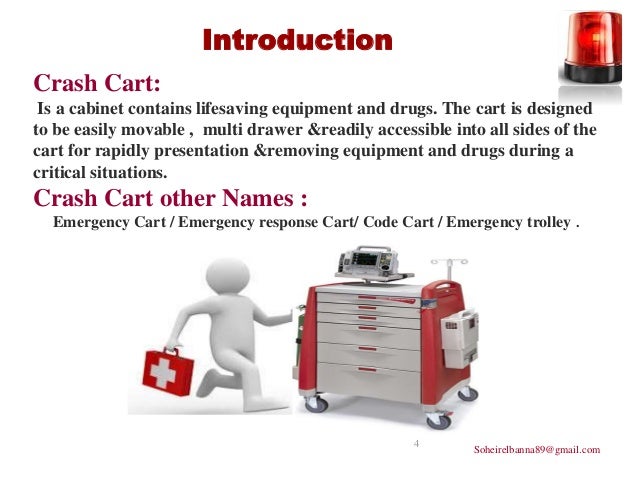 Crash cart overview part 1 https://www.youtube.com/watch?v=6MeHlKVc7fE