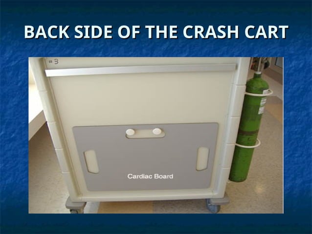 CRASH CART TROLLEY USED DURING CPR OR EMERGENCY | PPT