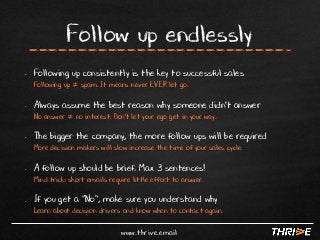 Sales for Startups - Crash course