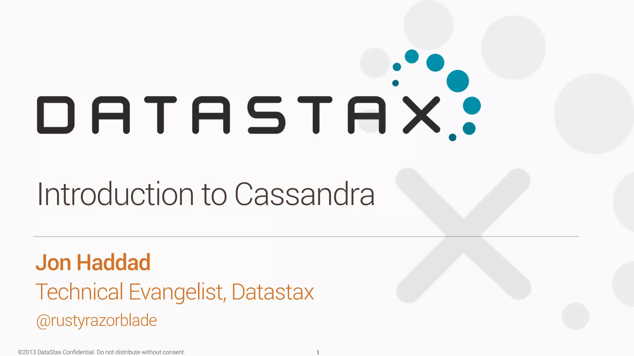 Crash course intro to cassandra | PPT