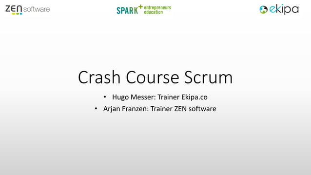 Crash Course Scrum - handout | PDF | Computer Software and Applications | Computing