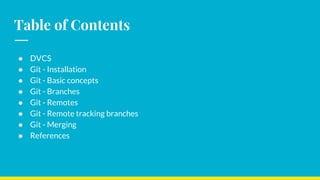 Crash course in git and github | PPTX