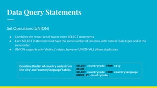 Crash course in sql | PPT