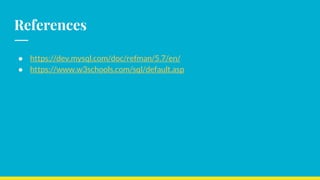 Crash course in sql | PPT