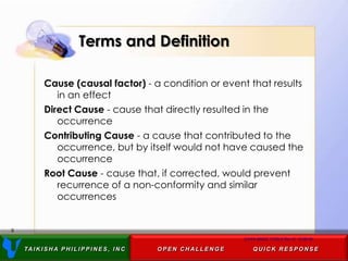 Crash Course Rca Training Rev 01 | PPT