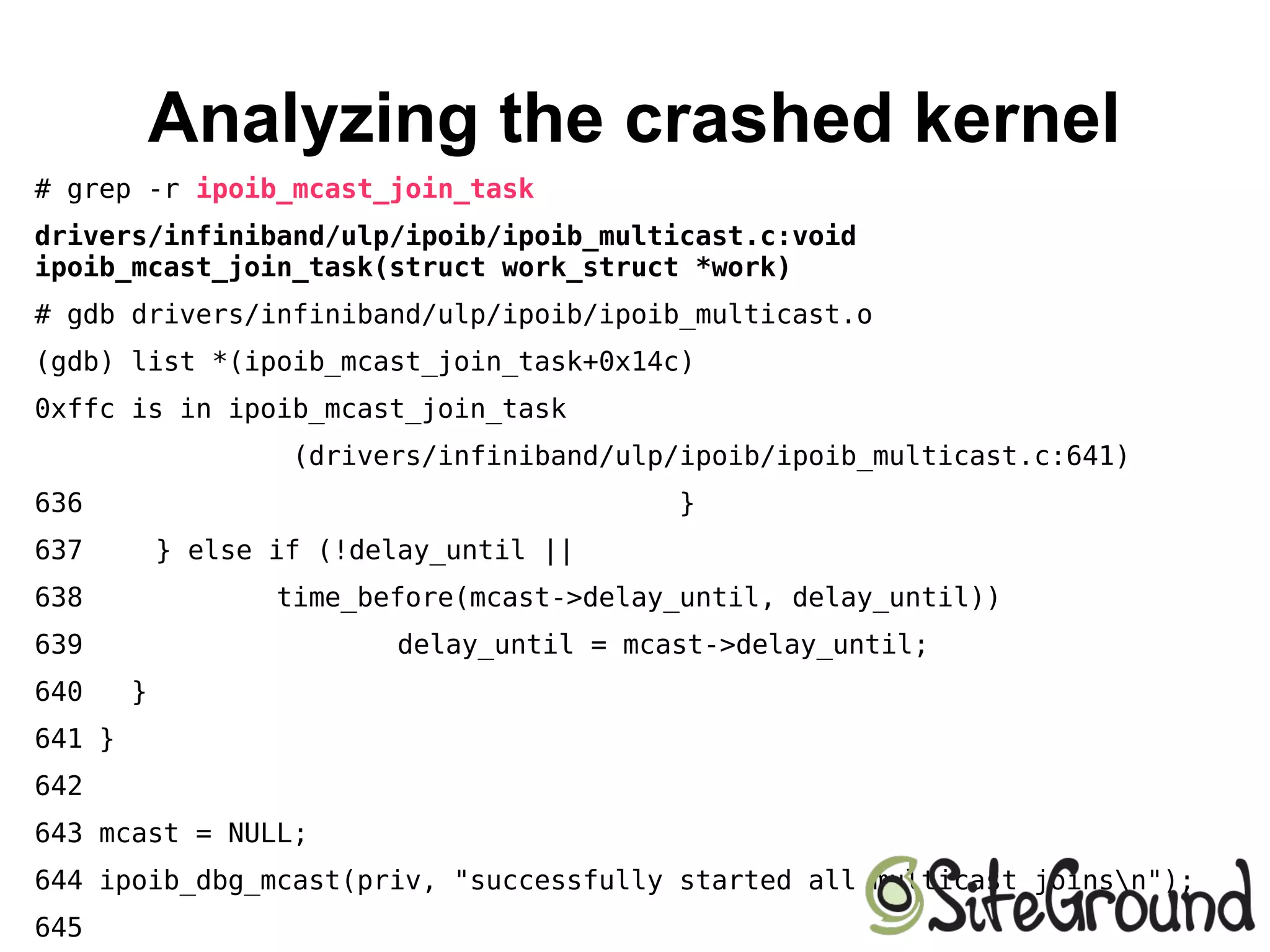 Linux Kernel Crashdump Odp Operating Systems Computer Software