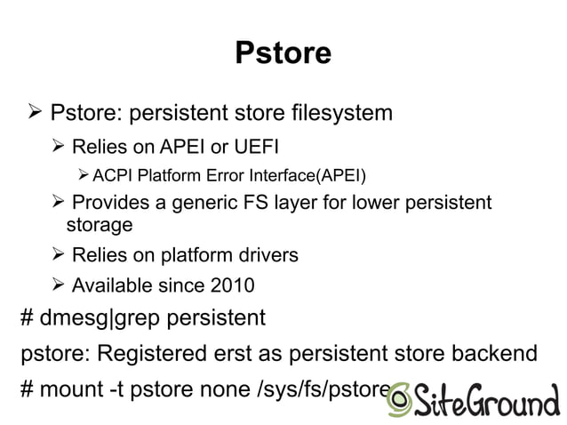 Linux Kernel Crashdump | ODP | Operating Systems | Computer Software ...