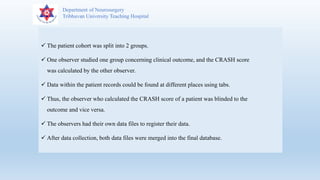 Crash score in tbi | PPT