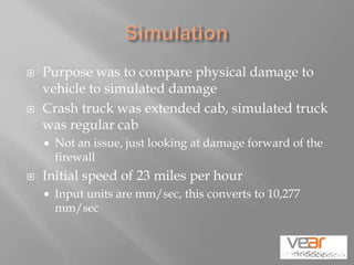 Crashworthiness Simulation In Ls Dyna Modified For Web | PPT