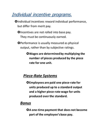 Performance – linked compensation | DOCX