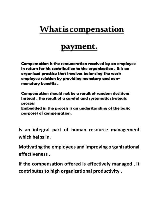 Performance – linked compensation | DOCX