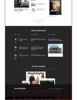 Ad Age web site analysis | PDF