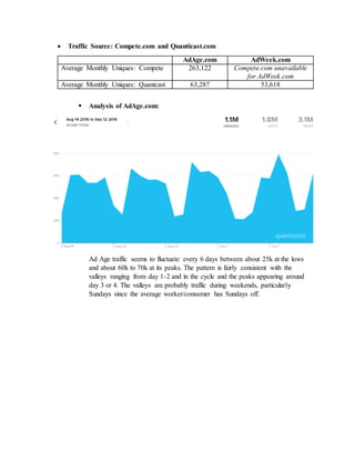 Ad Age web site analysis | PDF