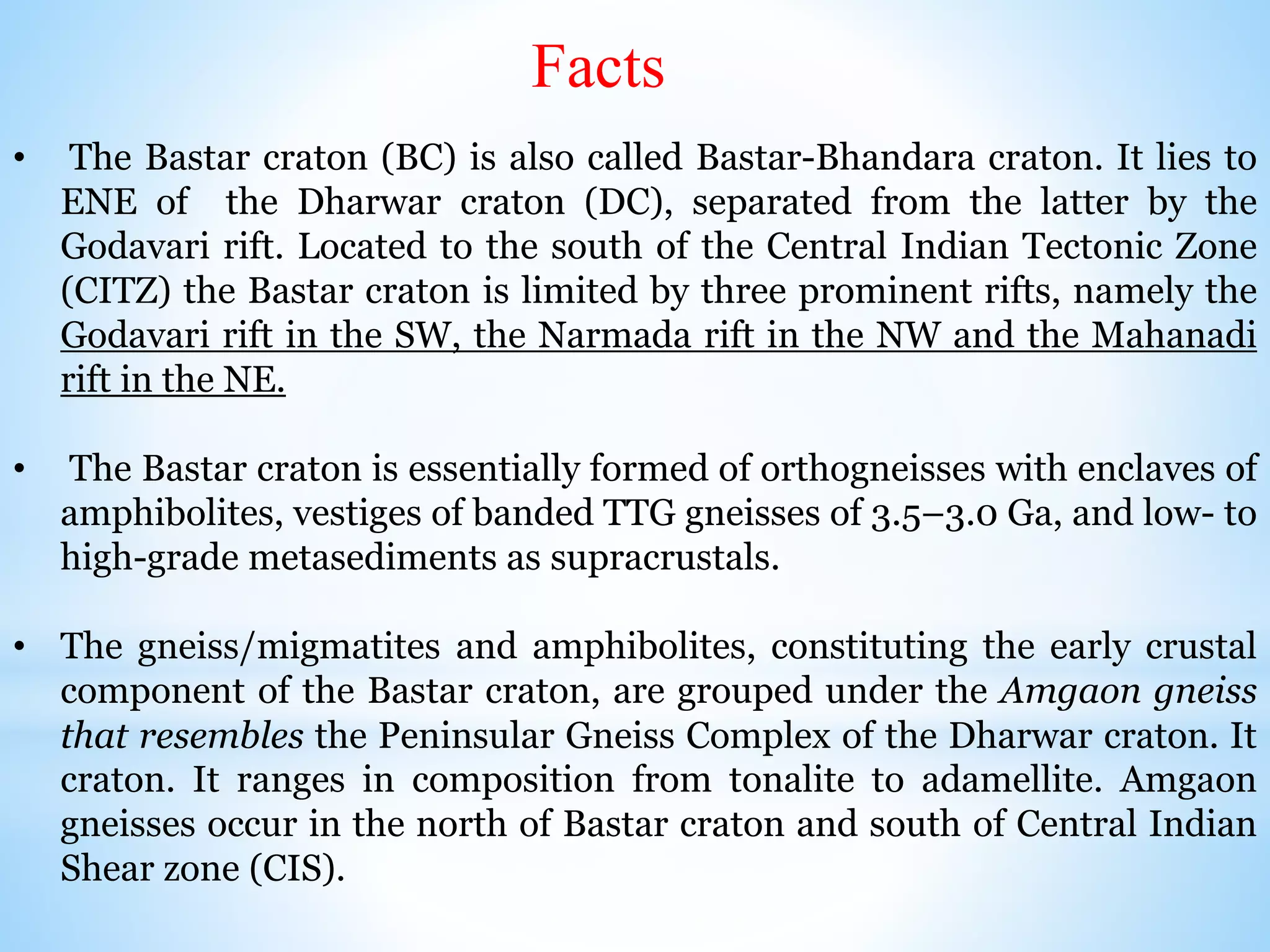 Cratons of india | PPTX