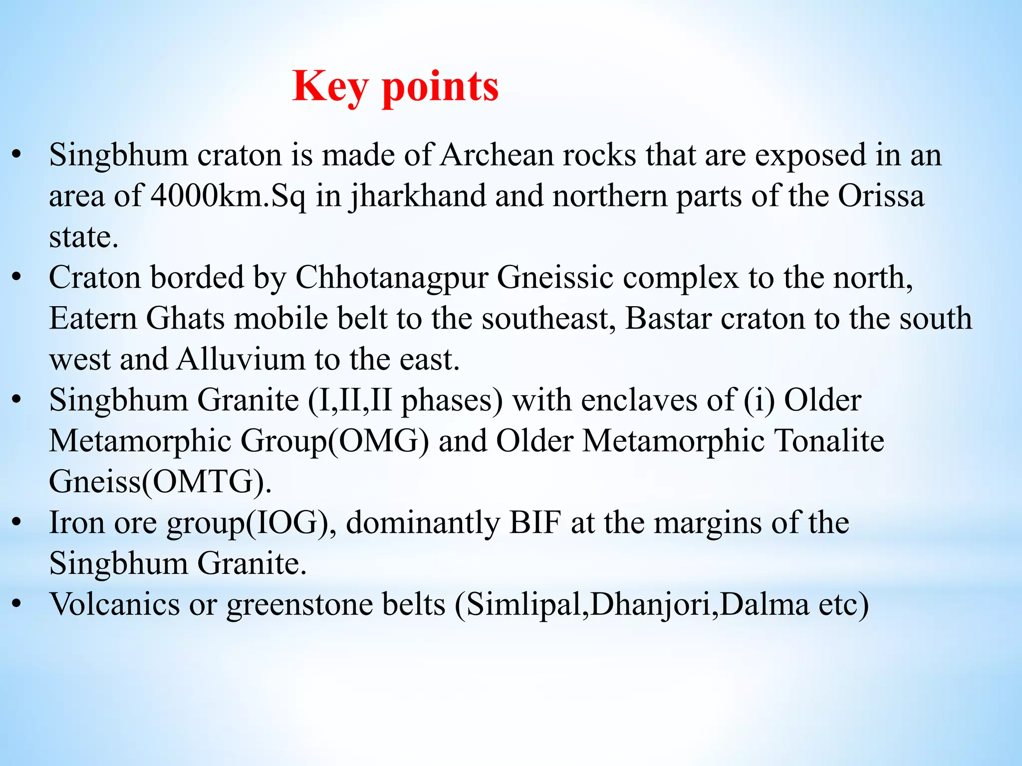 Cratons of india | PPTX