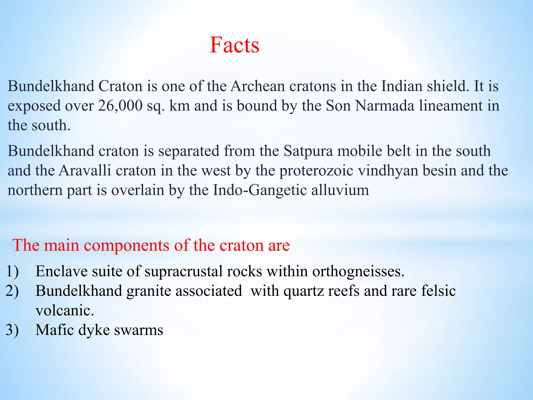 Cratons of india | PPTX
