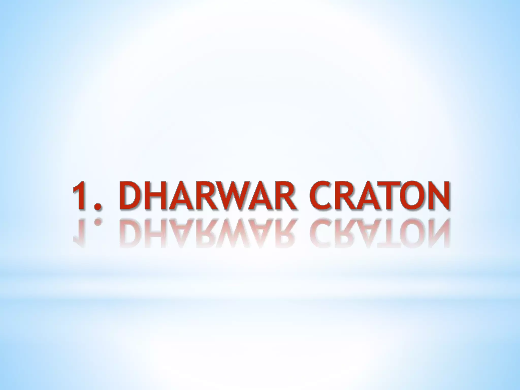Cratons of india | PPTX