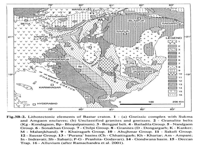 Cratons of india | PPTX | Geology | Science