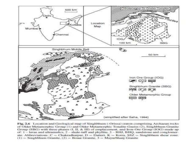 Cratons of india | PPTX | Geology | Science