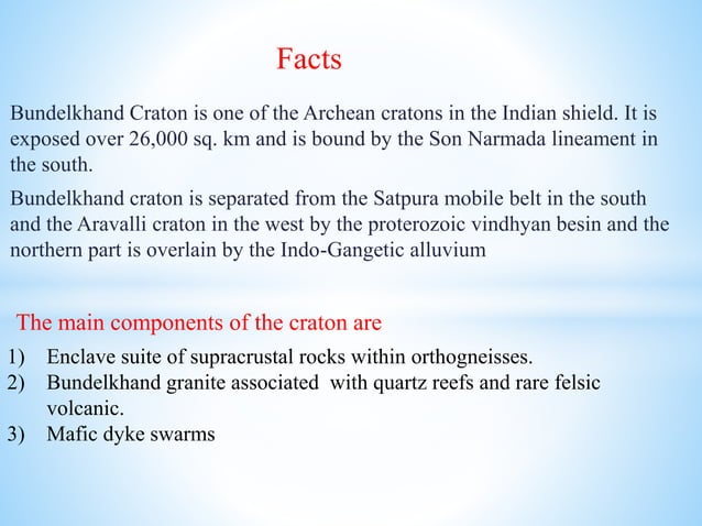 Cratons of india | PPTX | Geology | Science