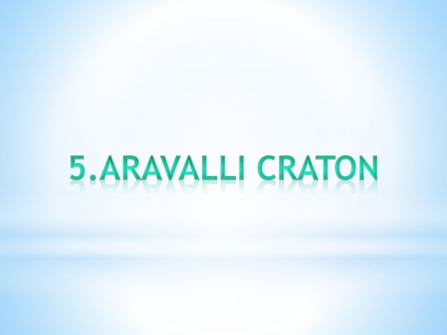 Cratons of india | PPTX | Geology | Science