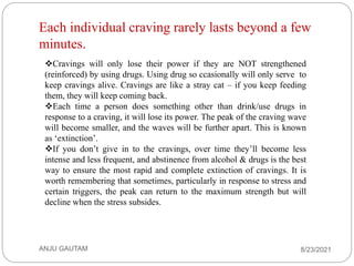 Managing Cravings & triggers | PPTX