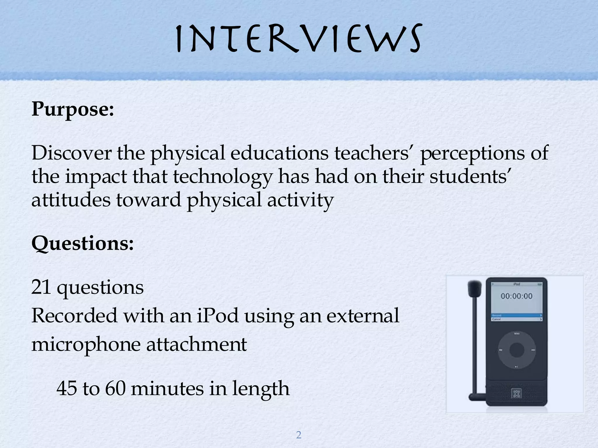 Physical Education and Technology Study | PPT
