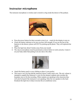 Smart Classroom Student Manual | PDF