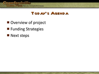 Crawfordville Town Plan Draft Report Chamber | PPT | Developmental ...