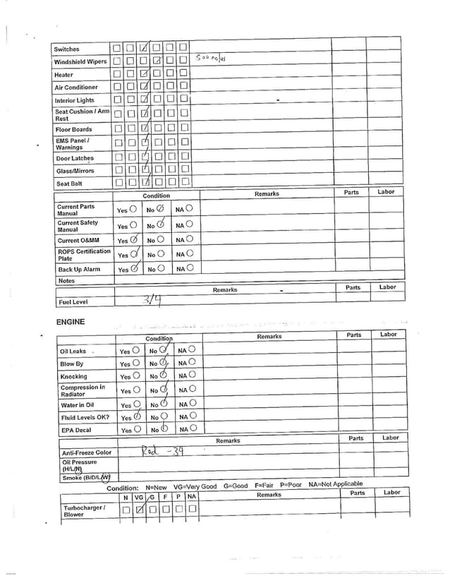CRAWLER DOZERS CAT D6R-XL GJB00707 INSPECTION REPORT | PDF | Free Download