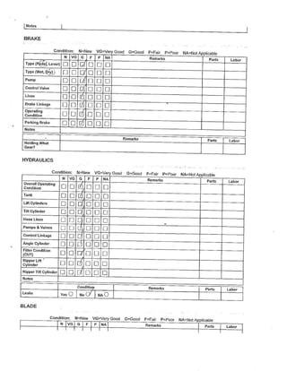 CRAWLER DOZERS CAT D6R-XL GJB00707 INSPECTION REPORT | PDF